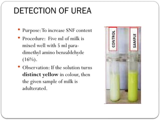 Detecting Milk Adulteration: Safeguarding Quality and Health | PPTX