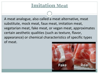 Adulteration in meat | PPTX
