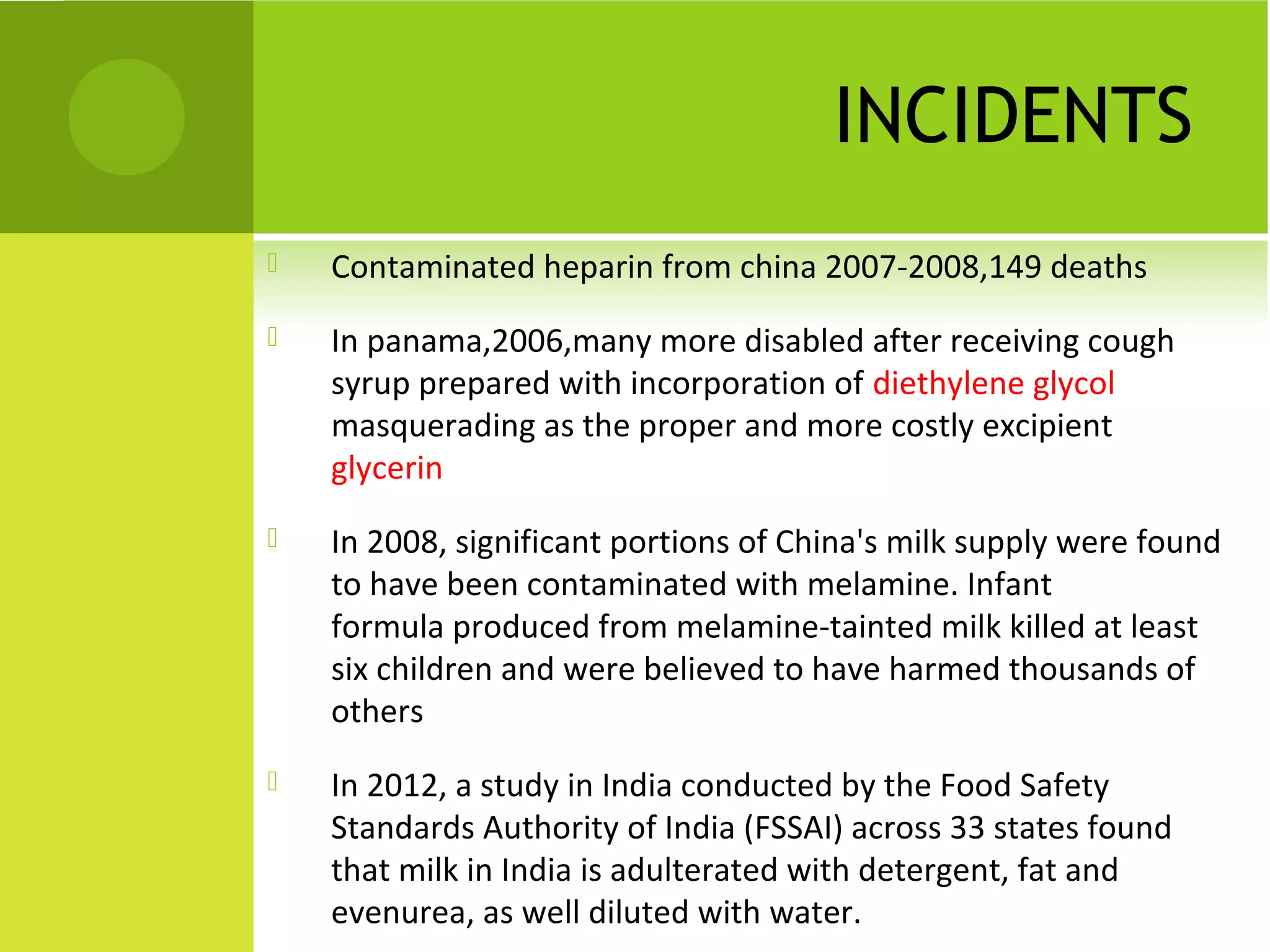 Adulteration & misbranding | PPT