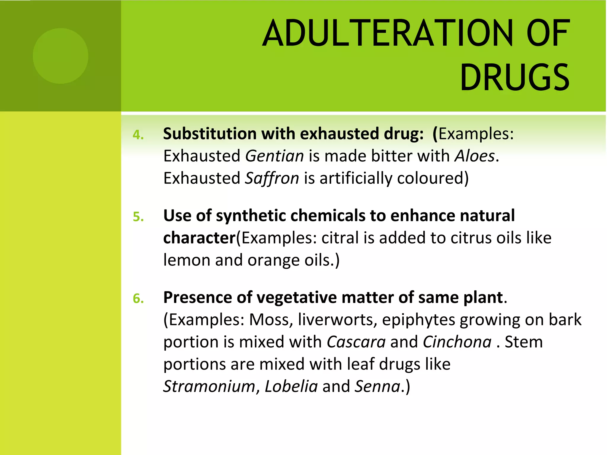 Adulteration & misbranding | PPT