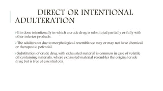 Adulteration of crude | PPTX