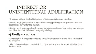 Adulteration of crude | PPTX