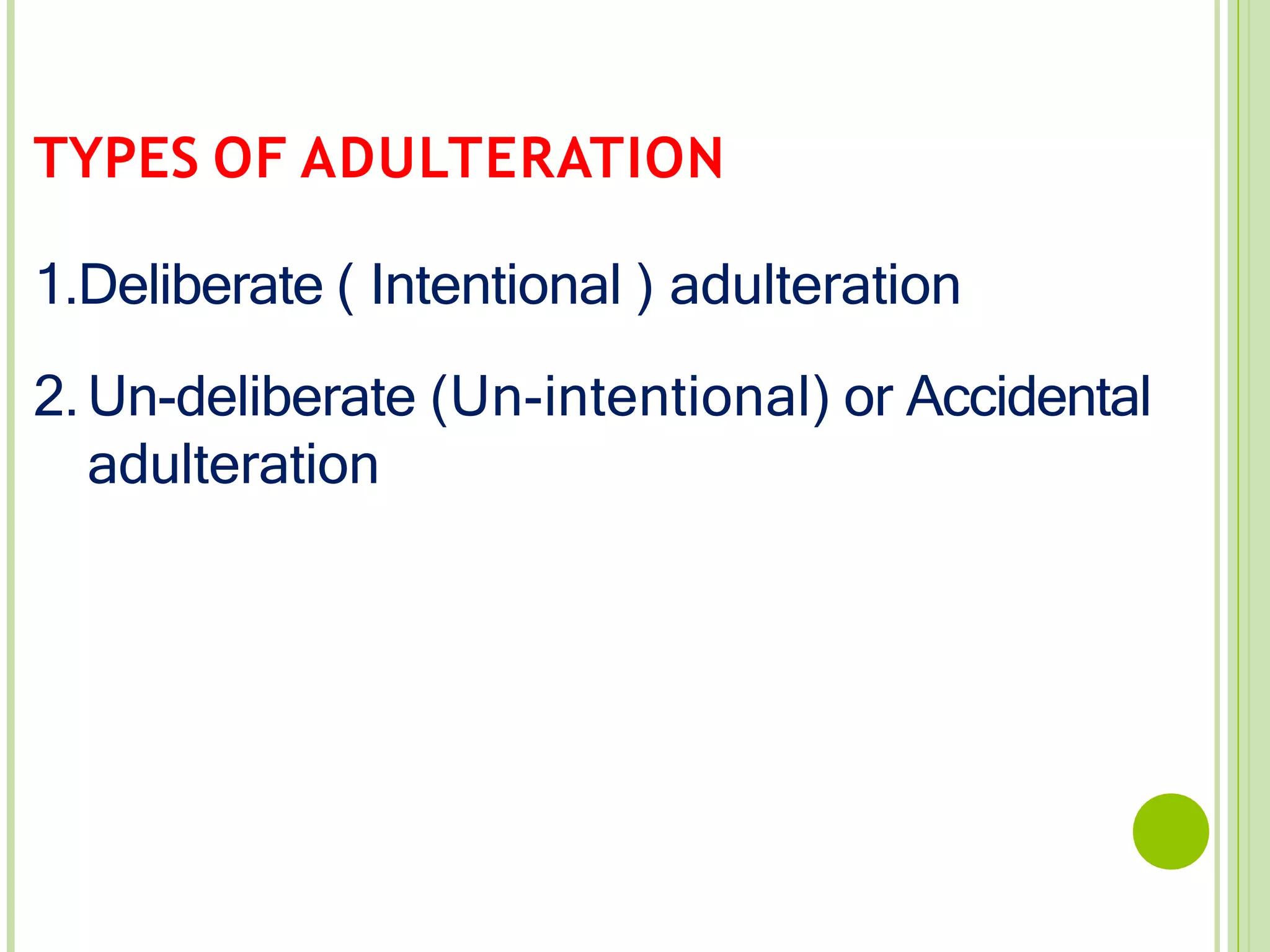 Adulteration of crude drugs | PPTX