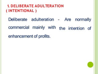 Adulteration of crude drugs | PPTX
