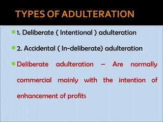 Adulteration of drugs by Dr.U.Srinivasa, Professor and Head, Srinivas ...