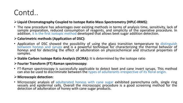 Adulteration Of Honey Ppt