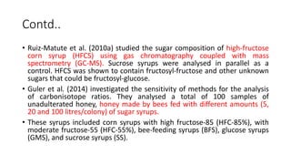 Adulteration of honey | PPTX