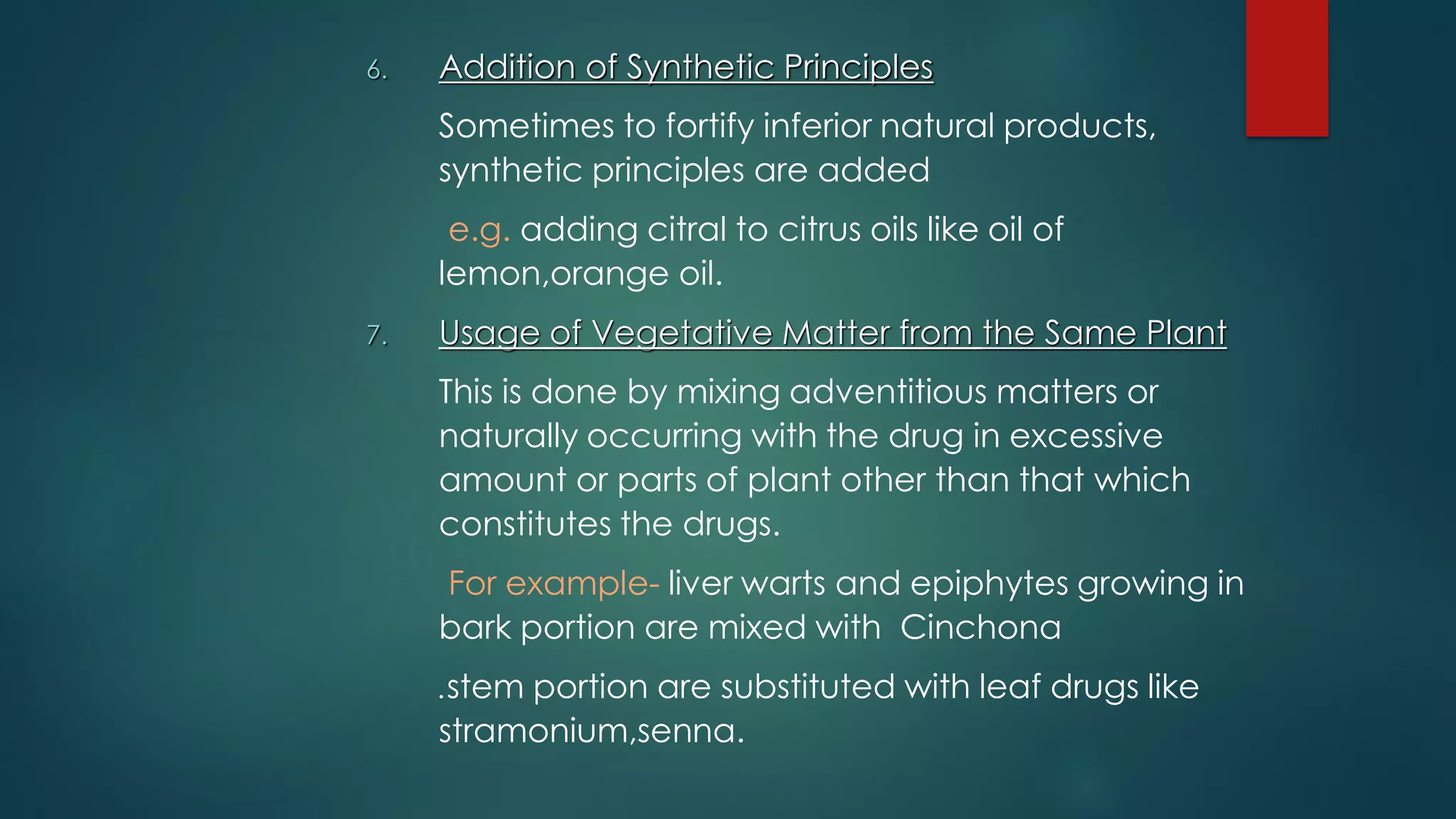 Substitution, Adulteration & controversial Herbal Drugs-By Dr. Rashmi ...