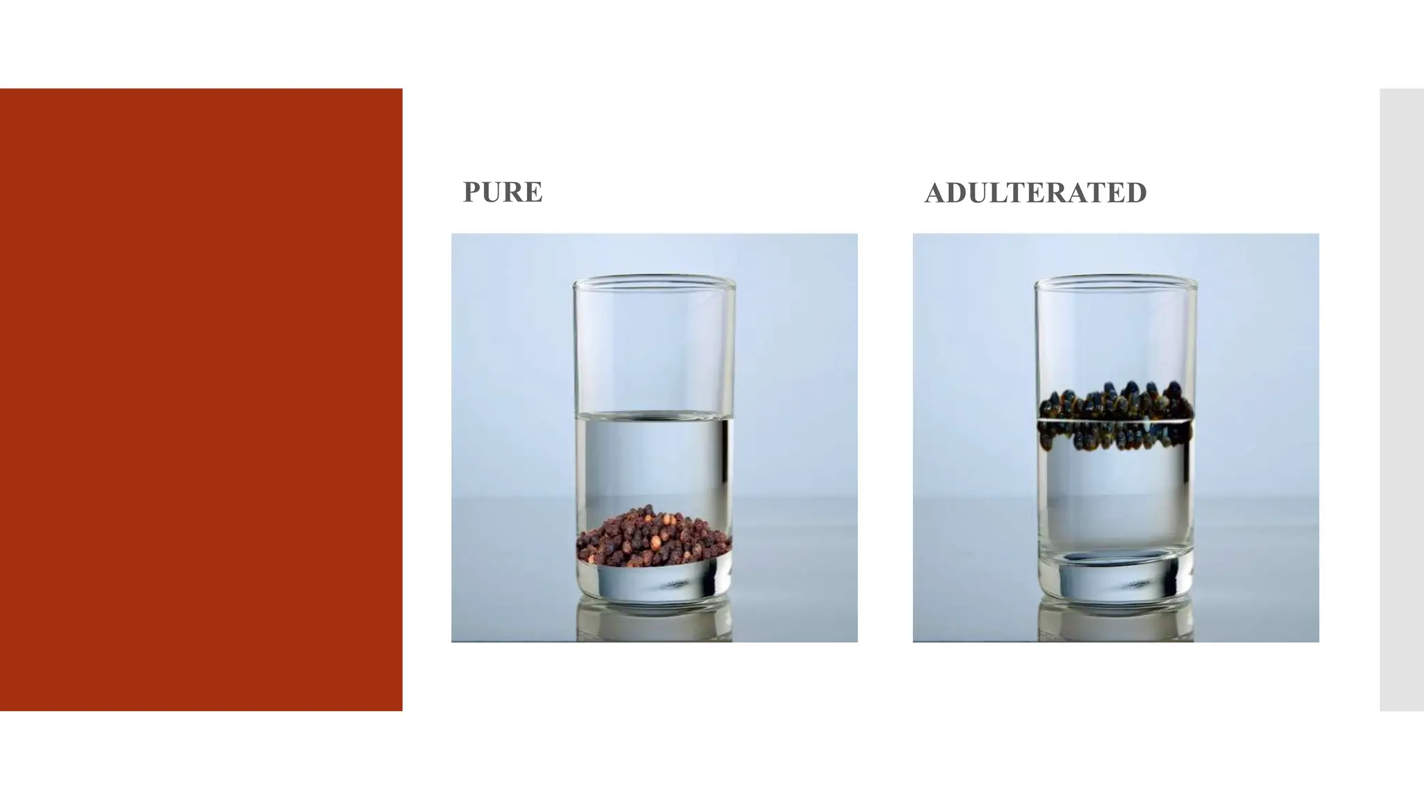 Detection of adulteration test in spices | PPTX