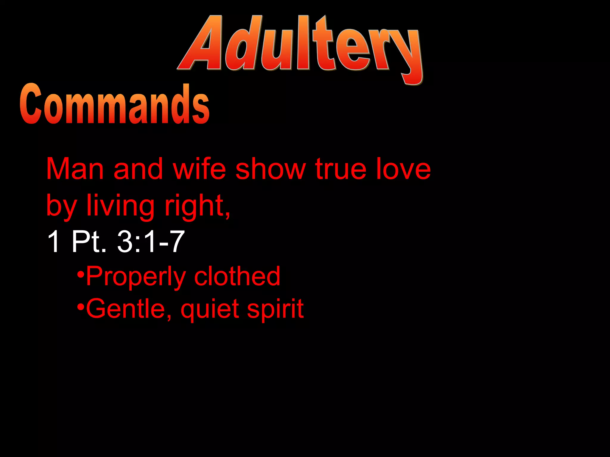 Adultery | PPT