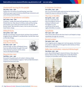 Museum of London Adult events leaflet | PDF