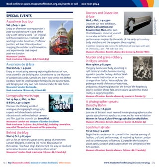 Museum of London Adult events leaflet | PDF