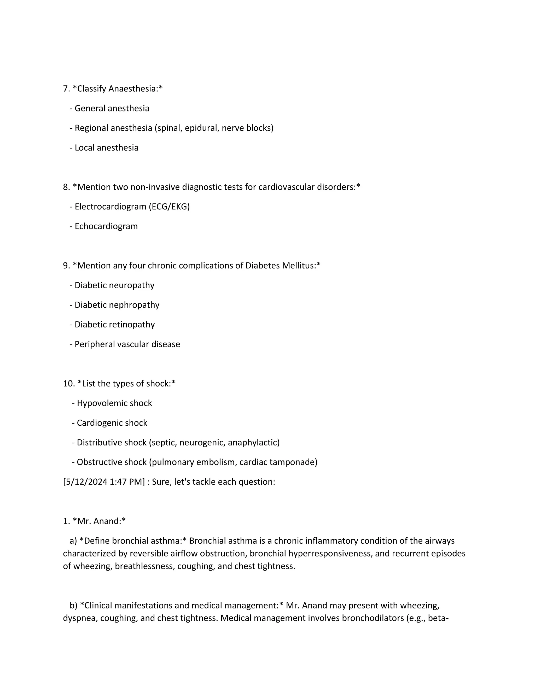 Mgr university bsc nursing adult health previous question paper with ...