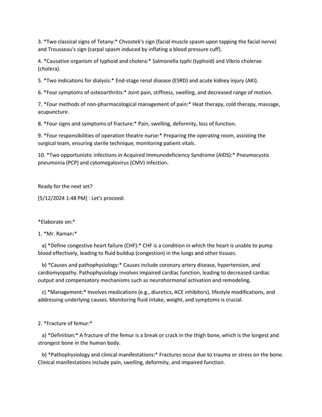 Mgr university bsc nursing adult health previous question paper with ...