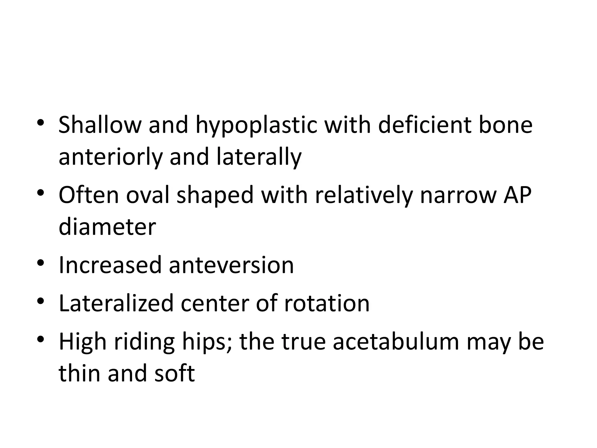 Adult hip dysplasia | PPTX