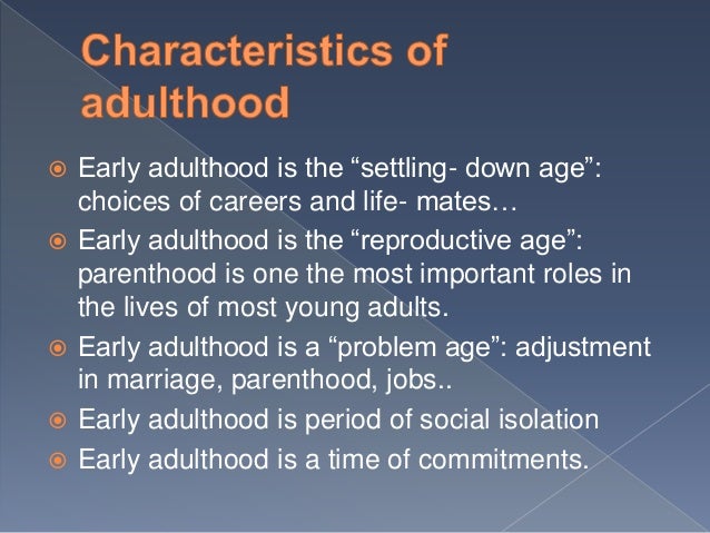 Adulthood Meaning