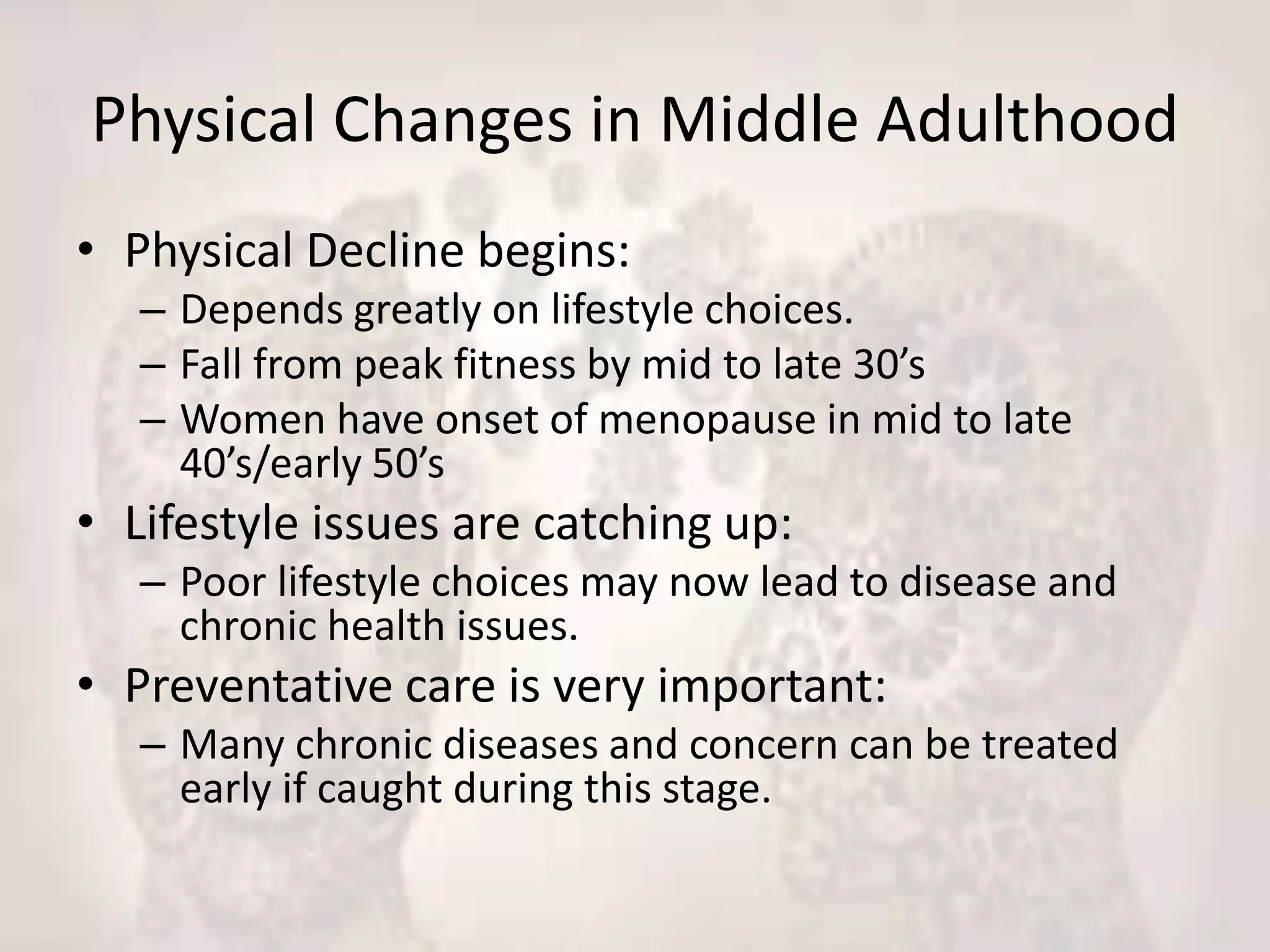 Adulthood Human Growth and Development | PPTX