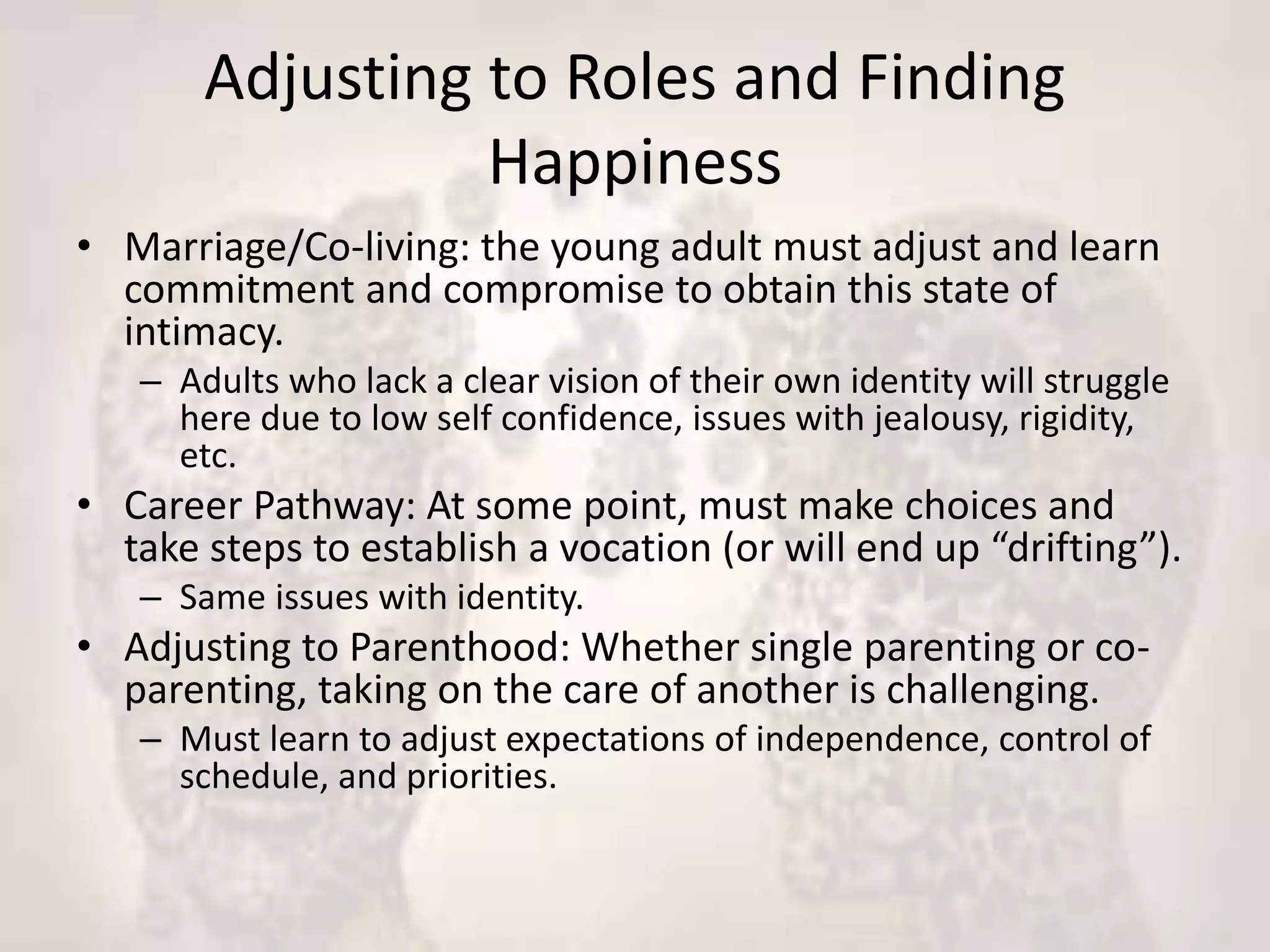 Adulthood Human Growth and Development | PPTX