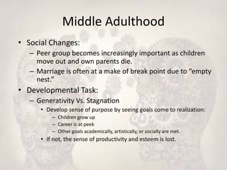 Adulthood Human Growth and Development | PPTX