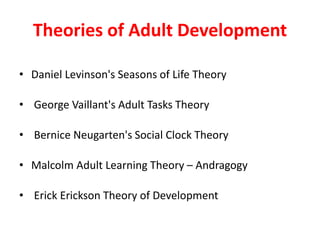 Adulthood Unit no 7.pptx developmental p | PPTX