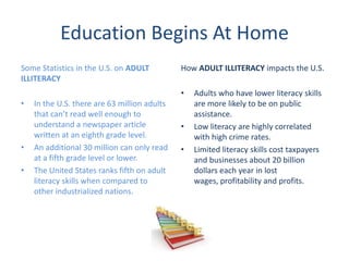 Adult illiteracy powerpoint | PPTX