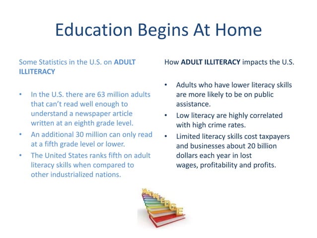 Adult illiteracy powerpoint | PPTX | Adult Education | Education