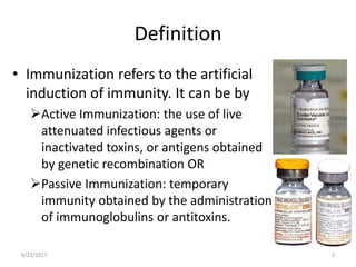Adult immunization PRESENTATION | PPTX