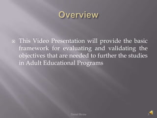 Adult Learners | PPTX