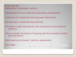 Adult Learning | PDF