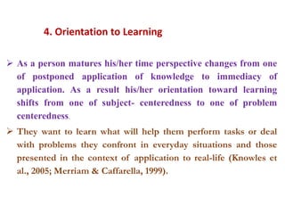 Adult learning | PPTX