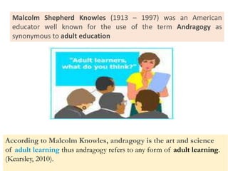 Adult learning | PPTX