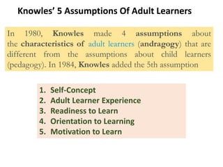 Adult learning | PPTX