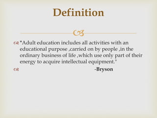 Adult learning 1 | PPTX