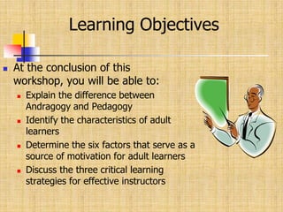 Adult learning 1_m_knowles | PPT