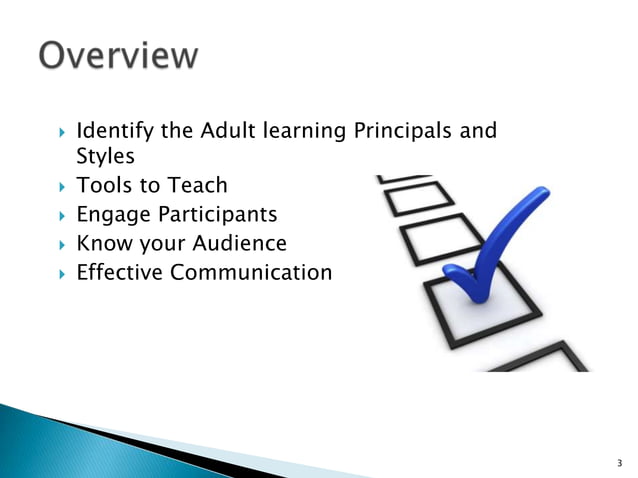 Adult Learning Basics | PPT
