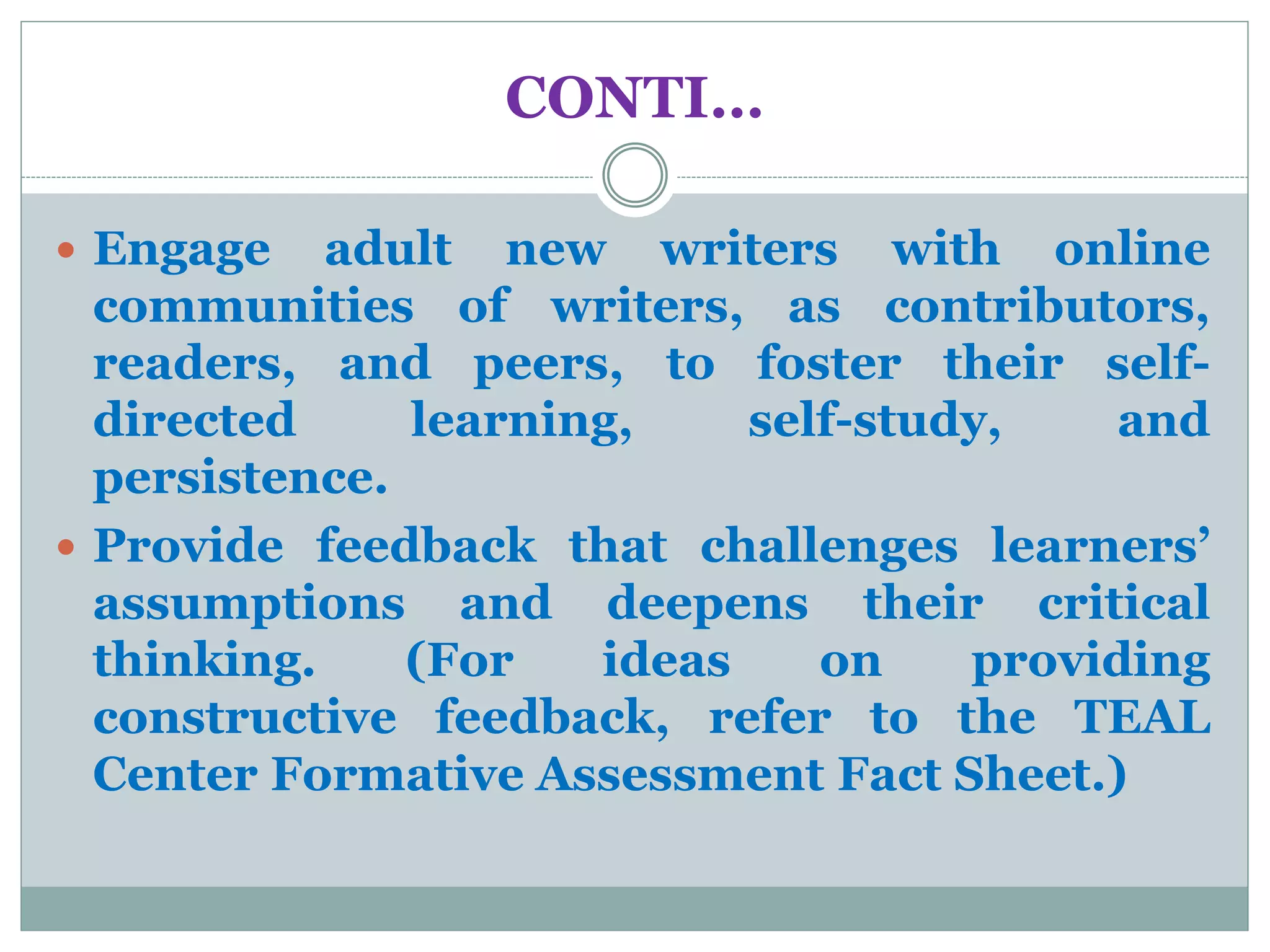 Adult learning Ppt | PPTX