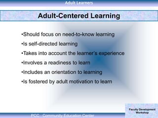 Adult Learning Process as a tools of transformation | PPT