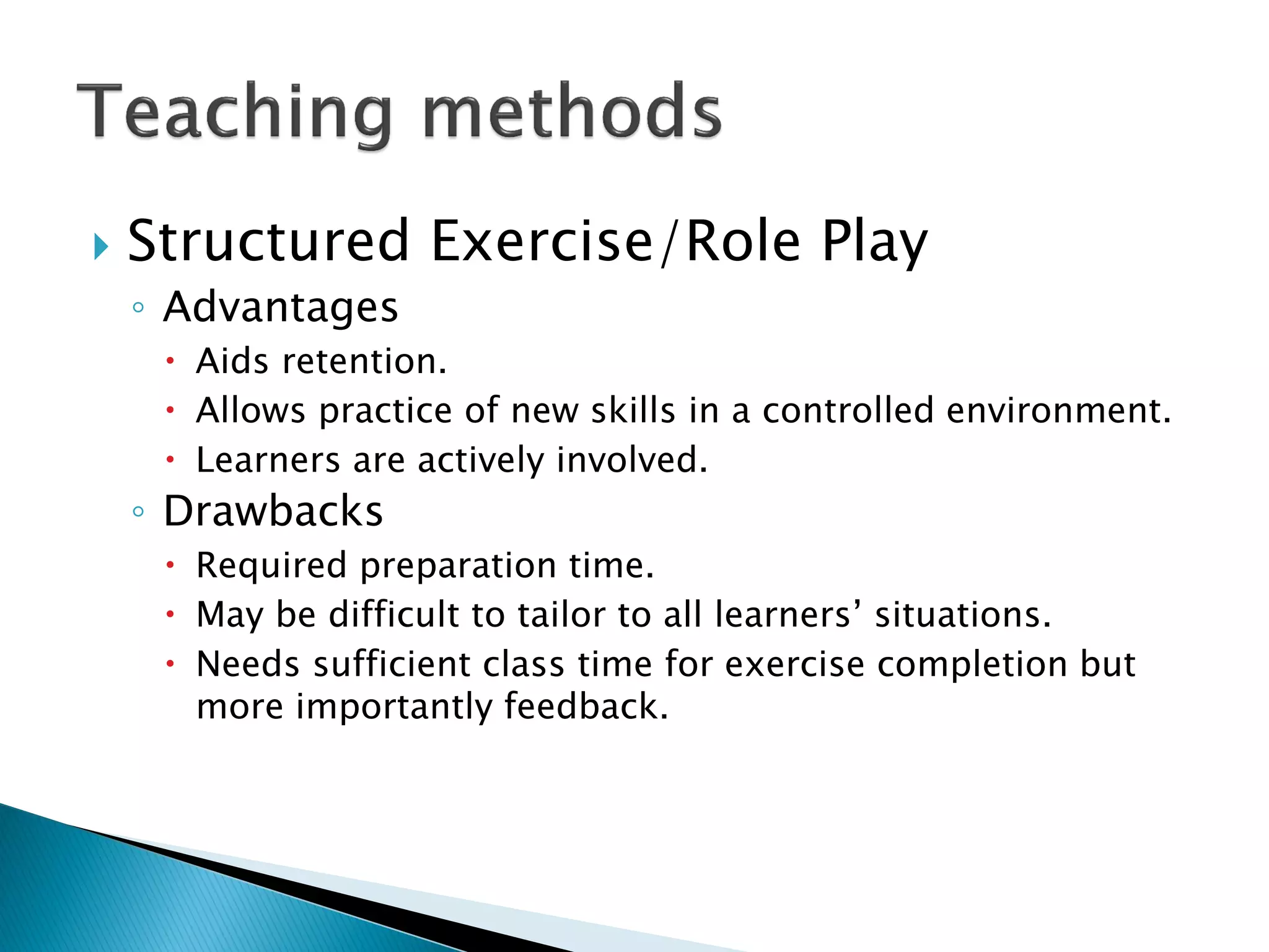 Adult Learning Styles and Training Methods | PDF