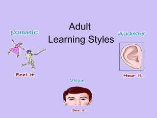 Adult Learning Stylesppt | PPT