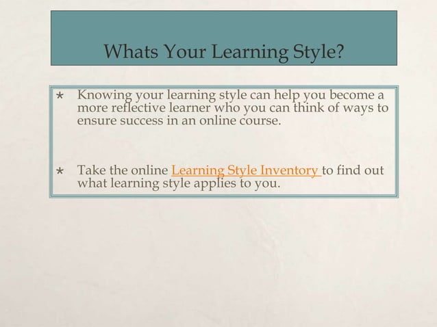 Adult Learning Styles to be used in TESOL contexts.ppt | Adult ...