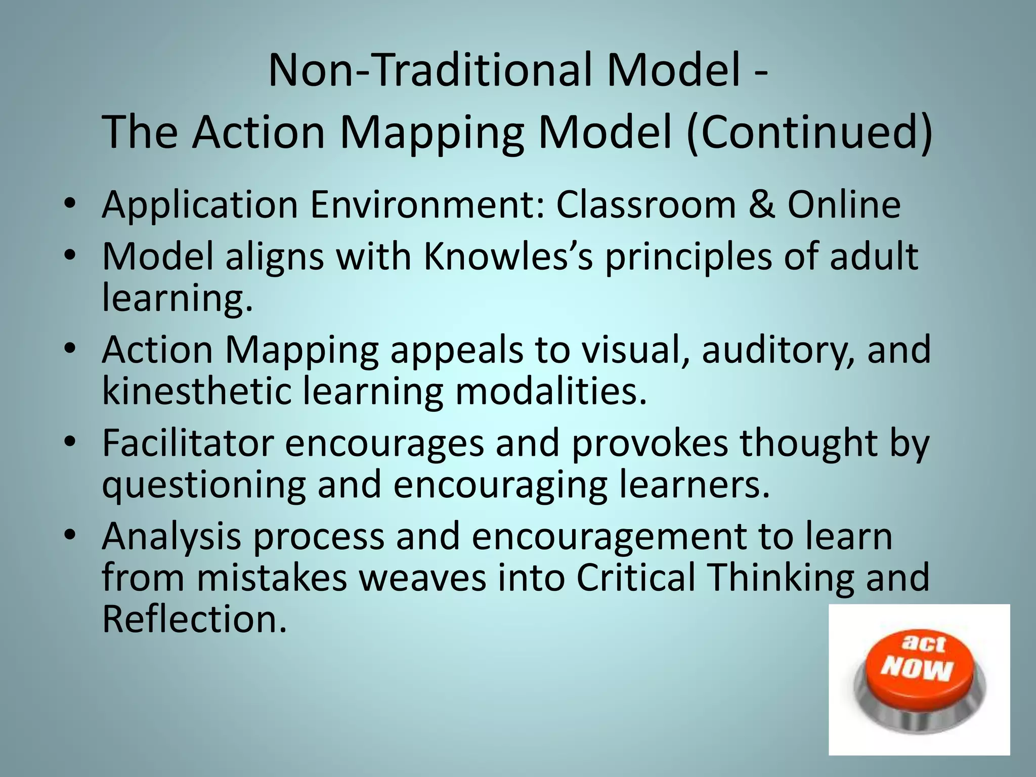 Adult learning transactions presentation | PPTX