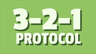 3-2-1 Discussion Protocol Workshop | PPT