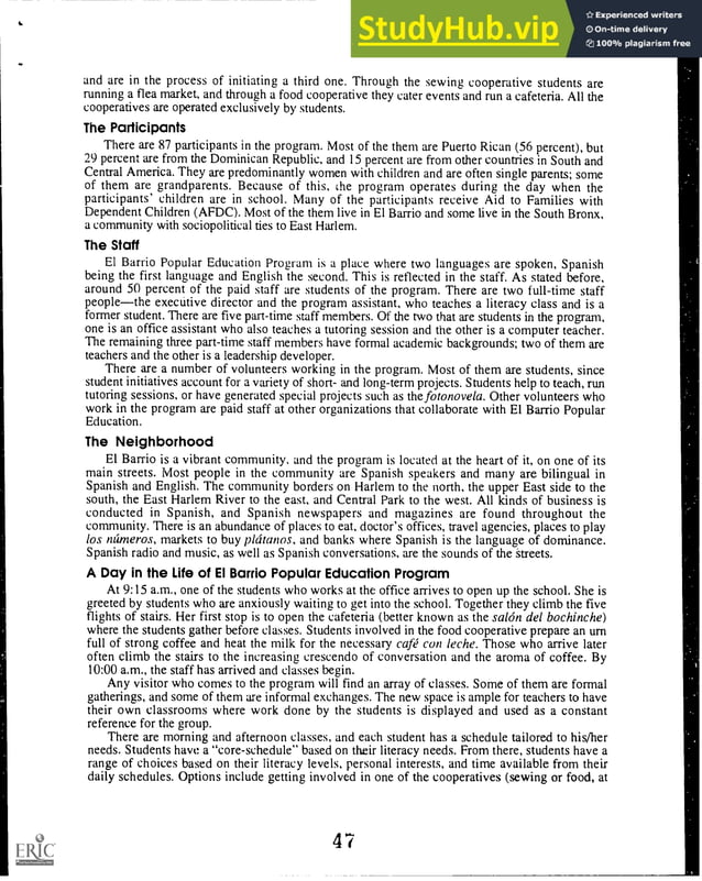 Adult Native Language Literacy A Synthesis and Plan for Research and ...