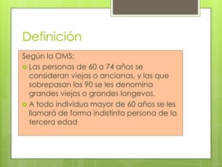 Adulto mayor | PPTX