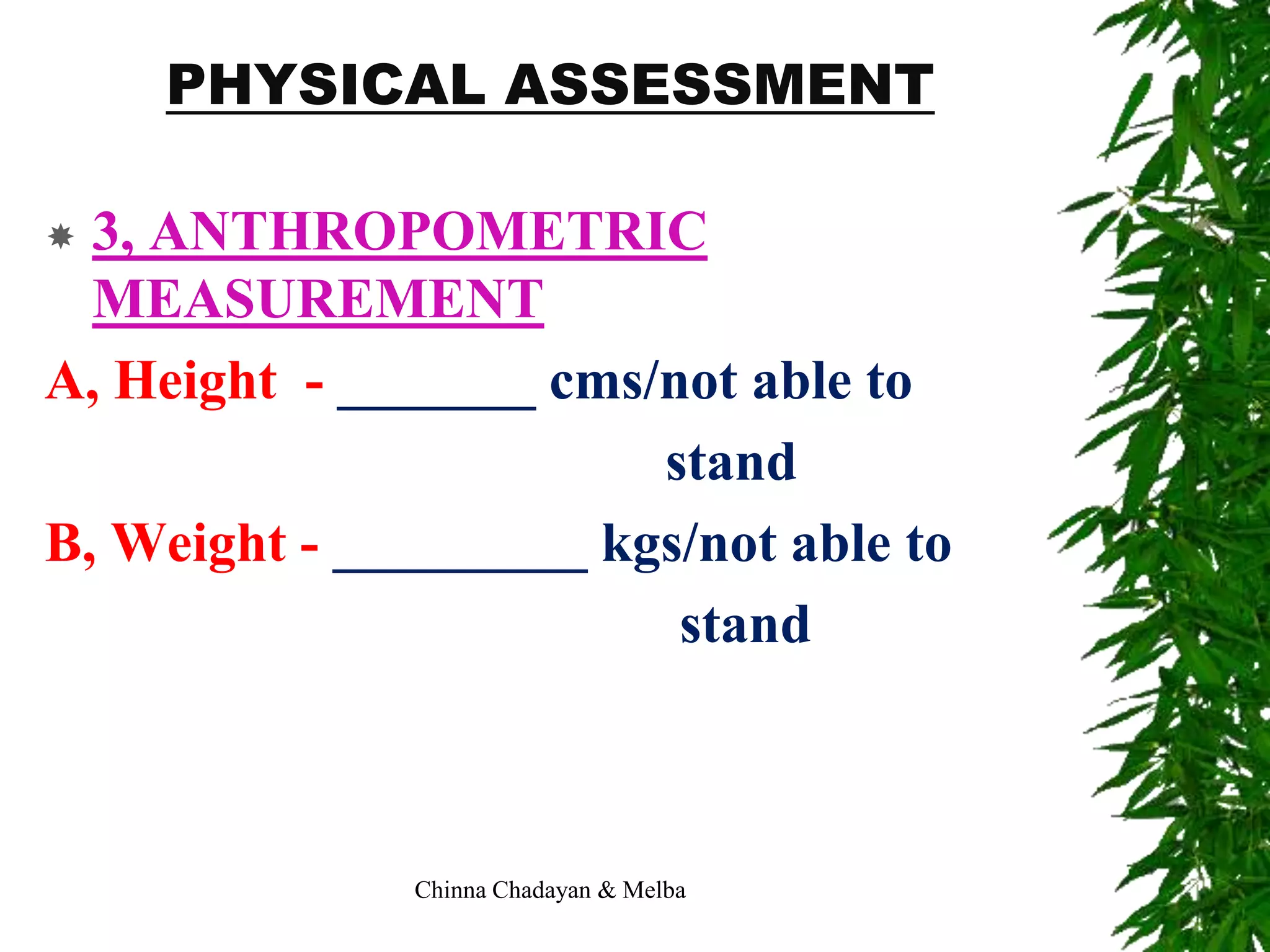 Adult physical assessment | PPT