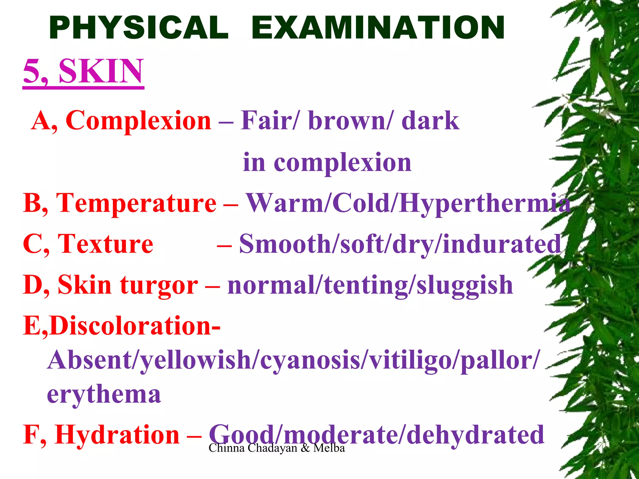 Adult physical assessment | PPT