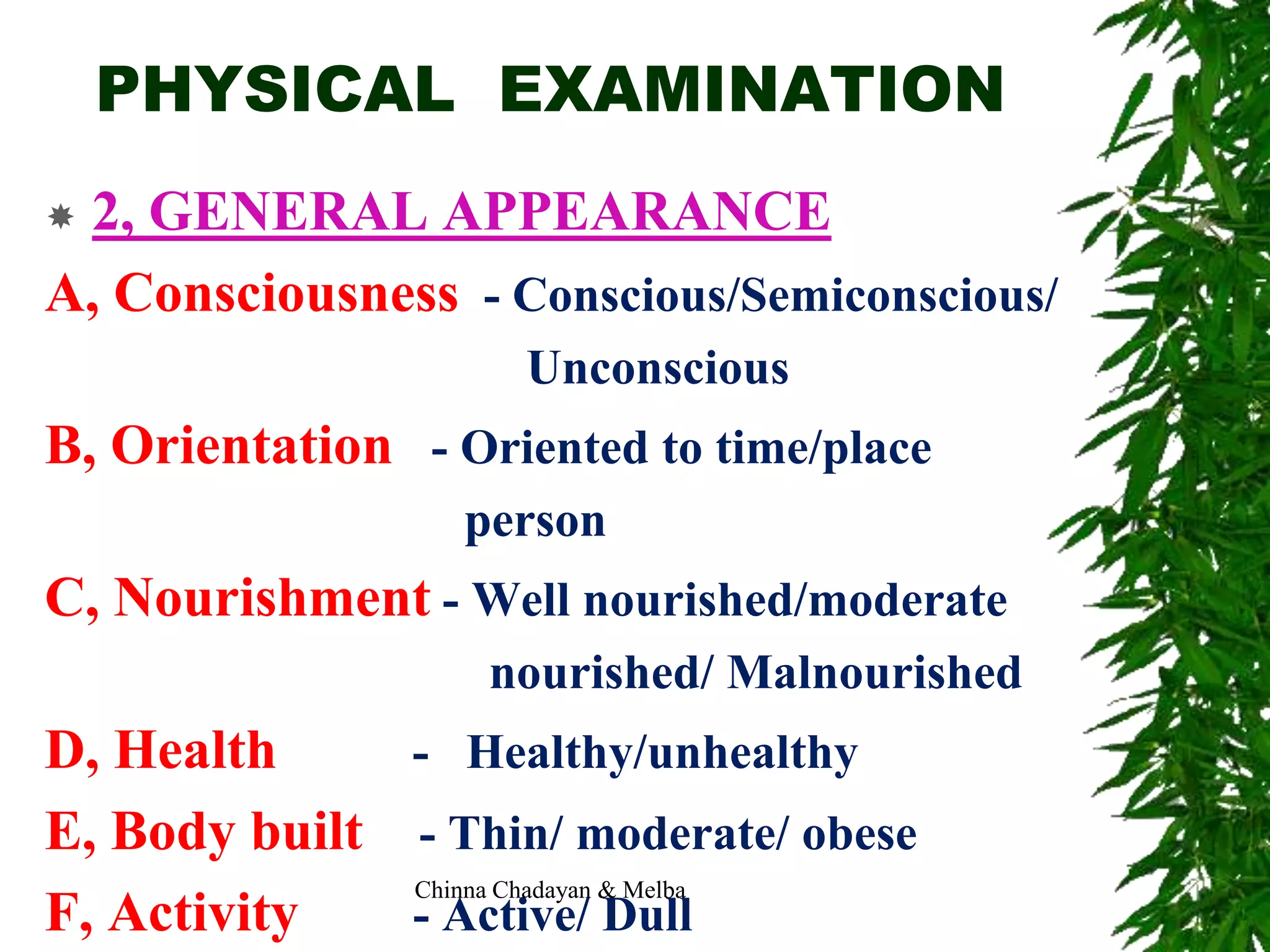 Adult physical assessment | PPT