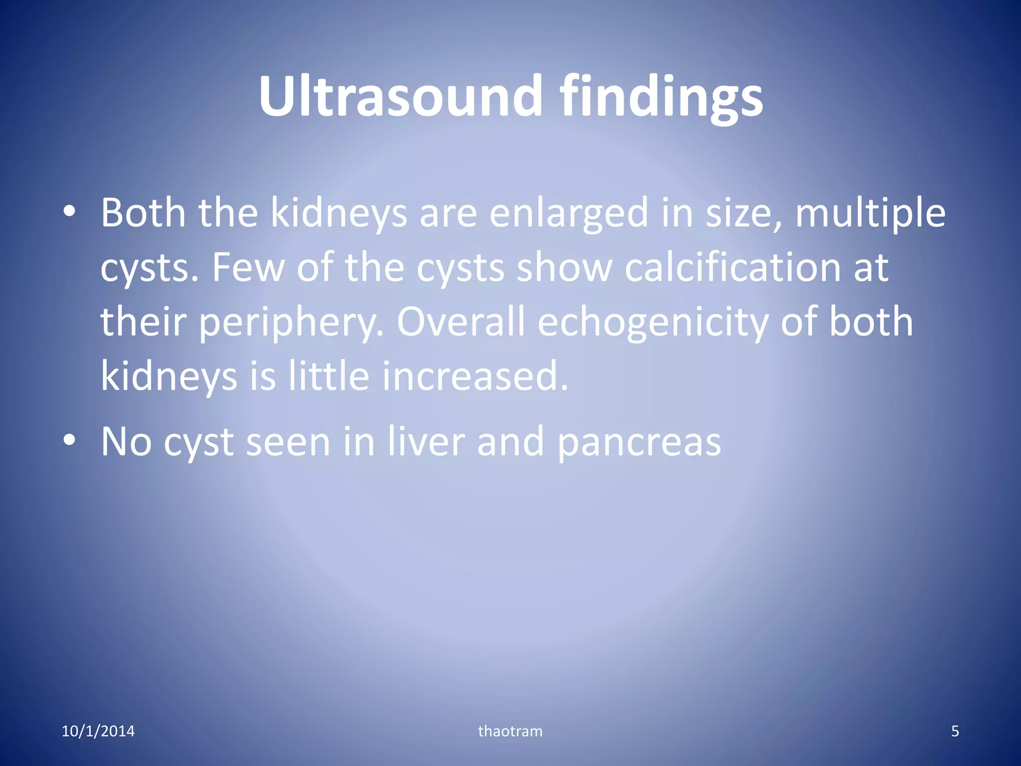 Adult polycystic kidney disease | PPTX