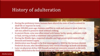 Adulteration, Supplementation and Fortification | PPTX | Nutrition ...