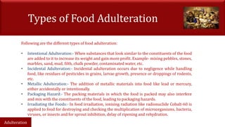 Adulteration, Supplementation and Fortification | PPTX | Nutrition ...